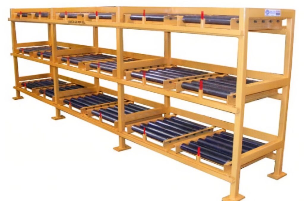 Green Valley Die Storage Racks & Tables - Production Resources Inc.