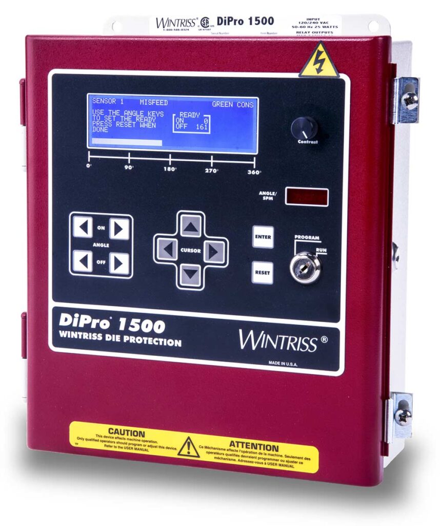 Wintriss DiPro 1500 Die Protection System - Production Resources Inc.