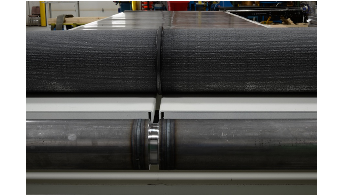 NLE - Model 321 Heavy Duty V-Guided Conveyor - Production Resources Inc.