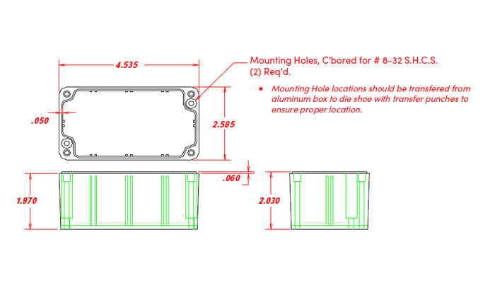 HD19-IDB Die-Mounted SENSOR INTERCONNECTION BOX - Production Resources Inc.