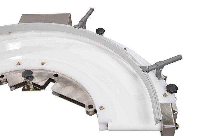 Dorner C³ Compact Curve Conveyor - Production Resources Inc.